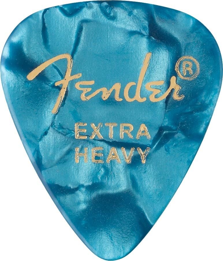 Kostka do gitary Fender 351 Shape Picks, Extra Heavy, Ocean Turquoise ...