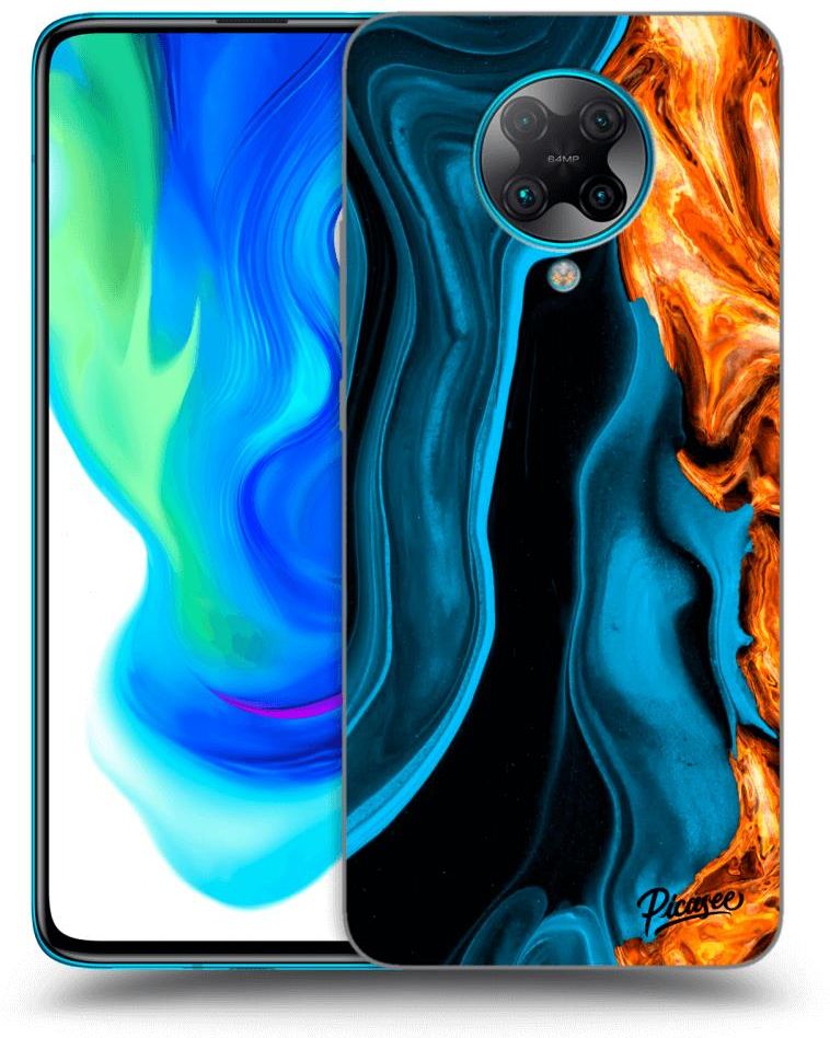 SILIKONOWE PRZEŹROCZYSTE ETUI NA XIAOMI POCO F2 PRO - GOLD BLUE - Etui ...