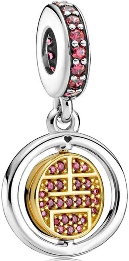 SILVEX ZŁOTY BEADS CHARMS ZAWIESZKA Z CYRKONIAMI DO PANDORA - Ceny i opinie - Ceneo.pl