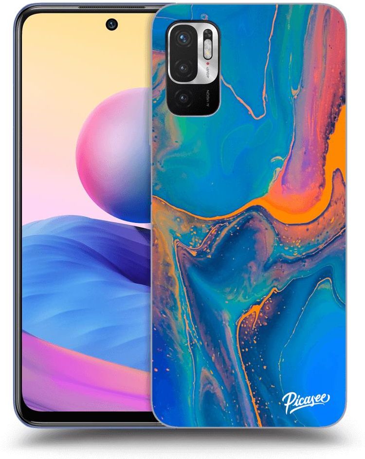 SILIKONOWE CZARNE ETUI NA XIAOMI REDMI NOTE 10 5G - RAINBOW - Etui na ...