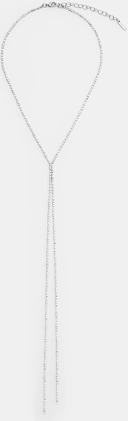 MOHITO - DŁUGI NASZYJNIK Z BŁYSZCZĄCYMI ELEMENTAMI - SREBRNY - Ceny i opinie - Ceneo.pl