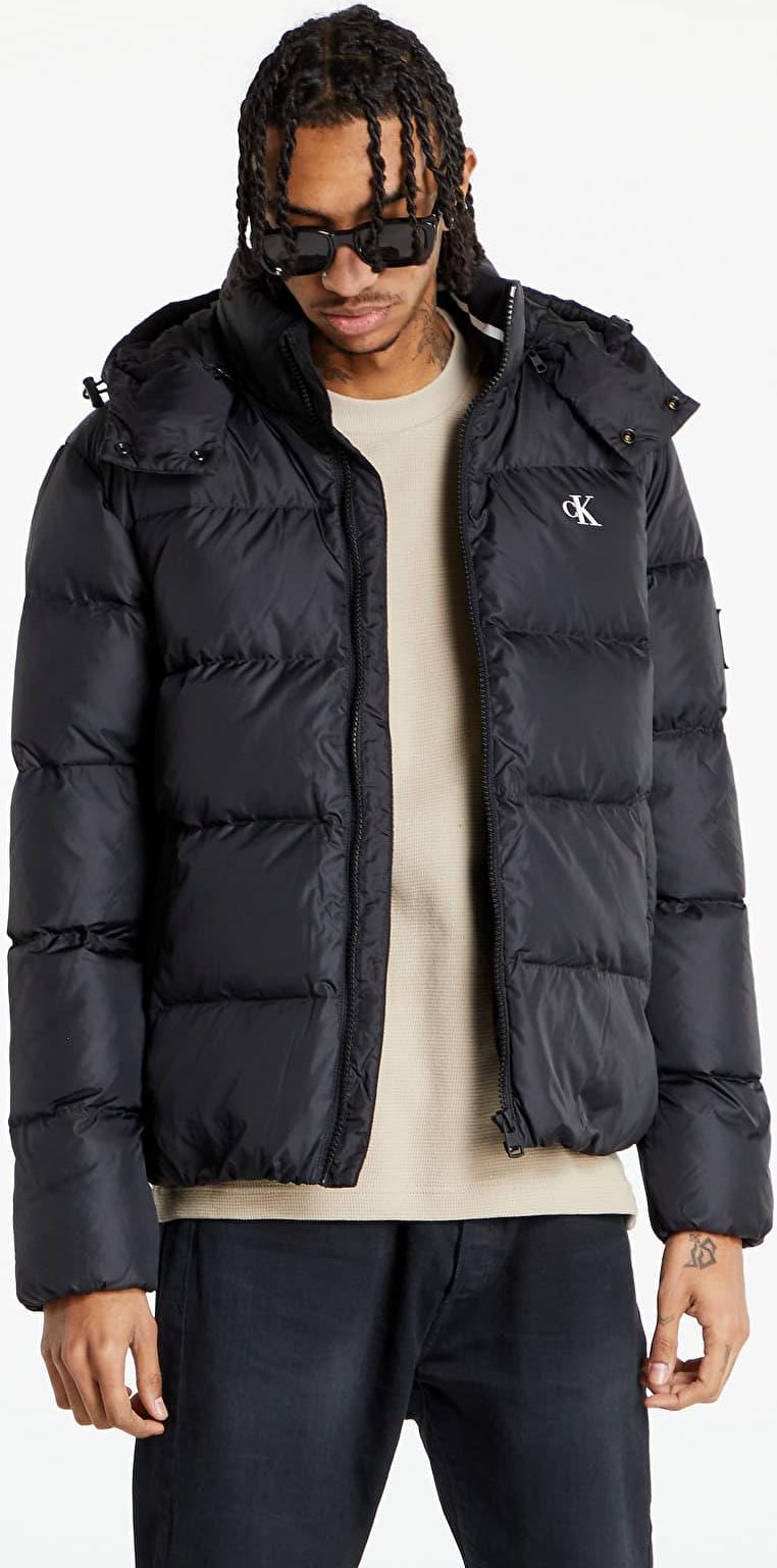 Calvin Klein Jeans Essentials Down Jacket Ck Black - Ceny i opinie ...