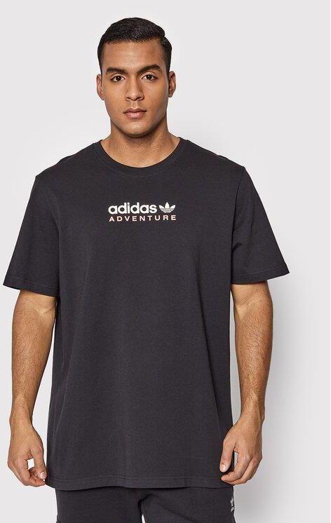 Adidas T-Shirt Adventure Mountain Spray HF4775 Czarny Relaxed Fit ...