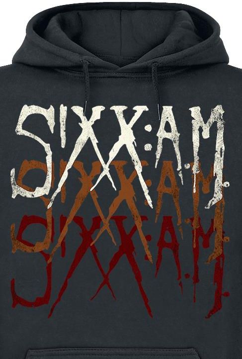 Sixx: A.M. - Sixx AM Logo - Bluza z kapturem - czarny - Ceny i opinie ...