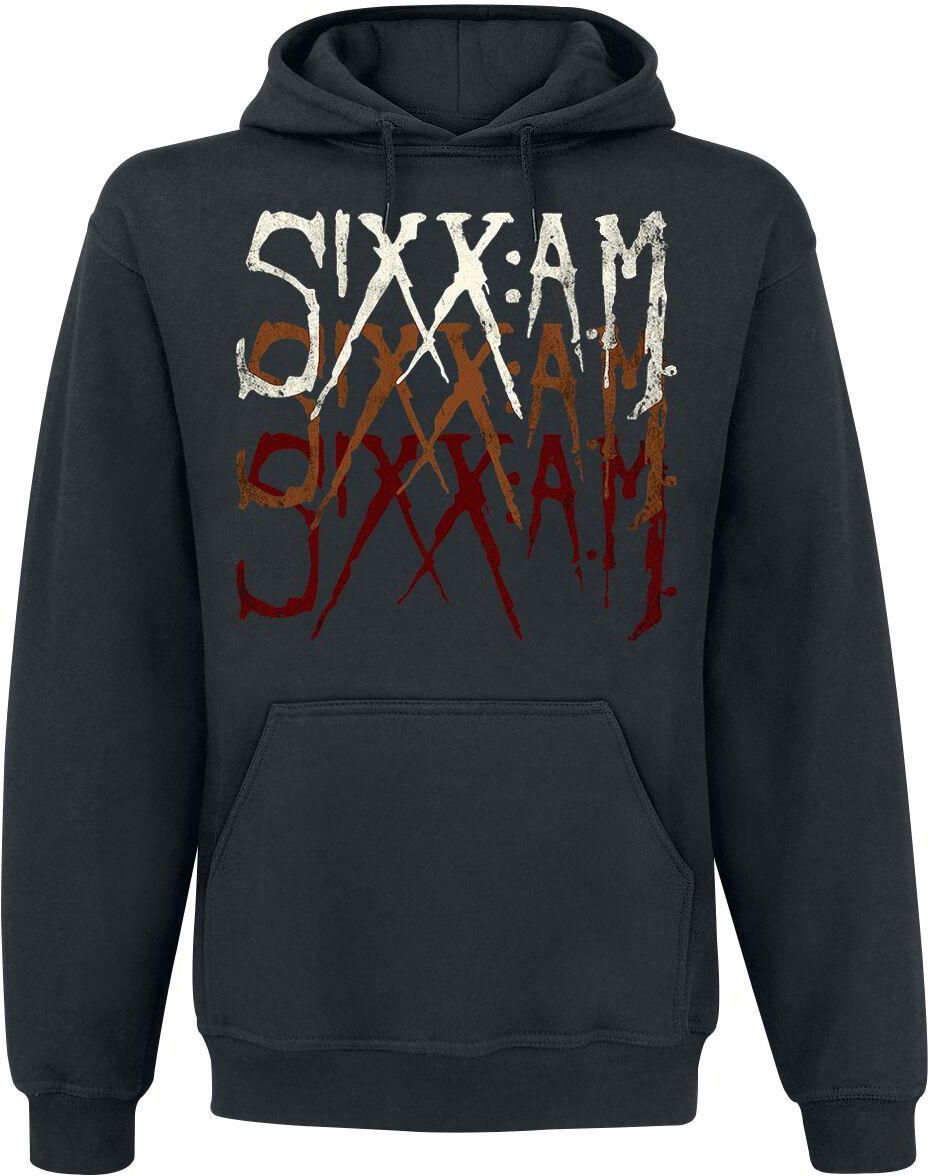Sixx: A.M. - Sixx AM Logo - Bluza z kapturem - czarny - Ceny i opinie ...