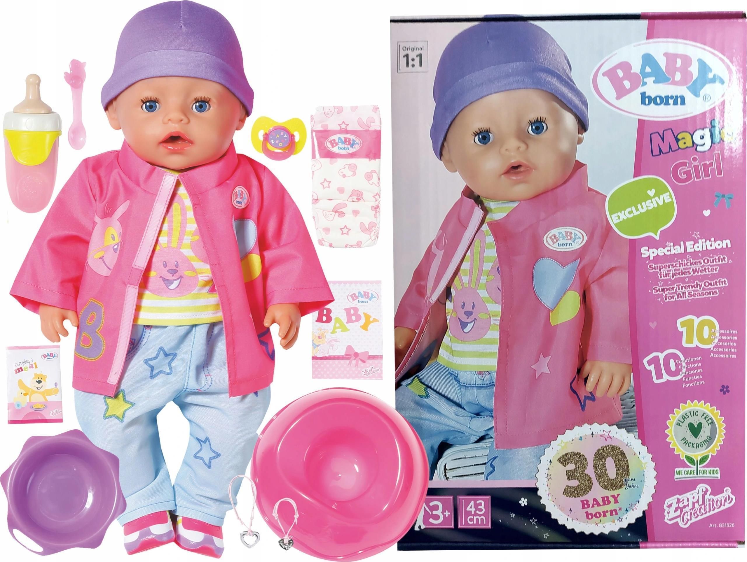 Lalka Baby Born Lalka Interaktywna Magic Girl 831526 - Ceny i opinie ...