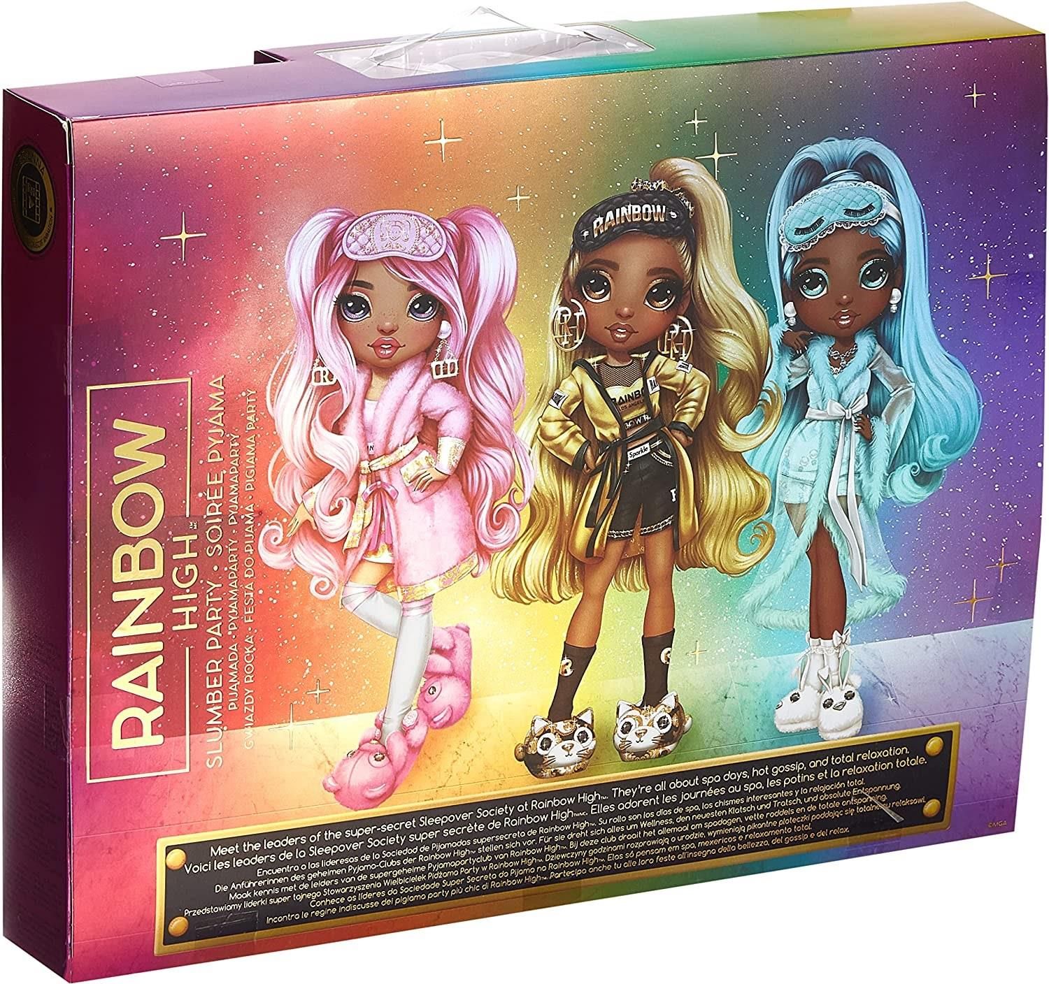 Lalka Rainbow High Modna lalka Slumber Party Piżama Party Brianna Dulce ...