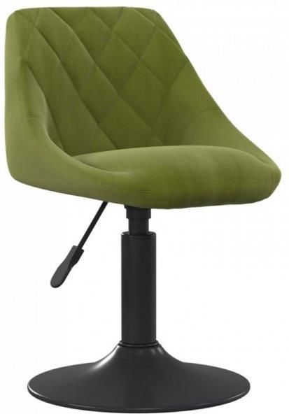 Vidaxl Krzesło Stołowe Jasnozielone Obite Aksamitem 144377 - Opinie i ...