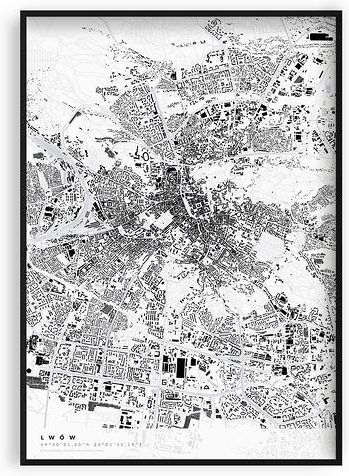 Lwów Plan Miasta Plakat B1 3021035 - Opinie i atrakcyjne ceny na Ceneo.pl