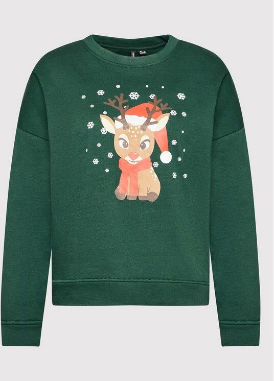 Vero Moda Bluza Reindeer 10262925 Zielony Regular Fit - Ceny i opinie ...