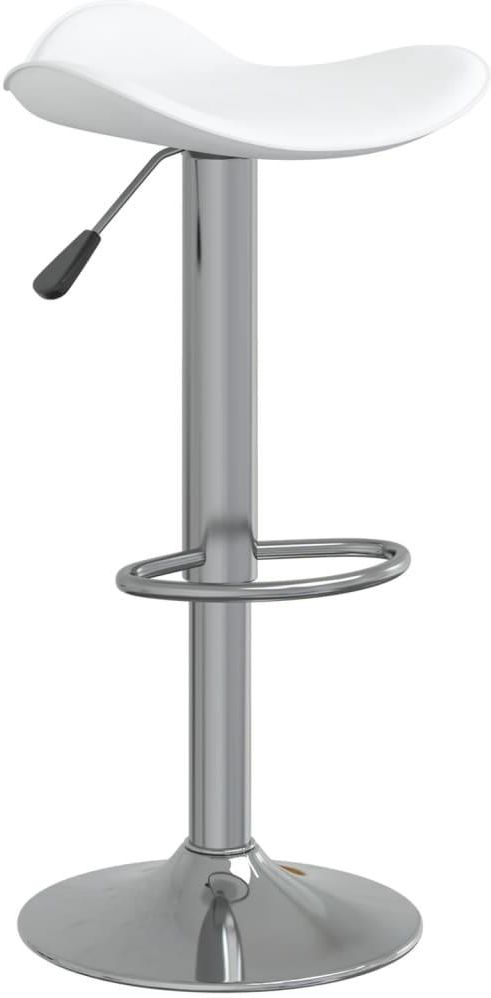 Vidaxl Stołek Barowy Biały Chromowana Stal I Sztuczna Skóra 13452 ...