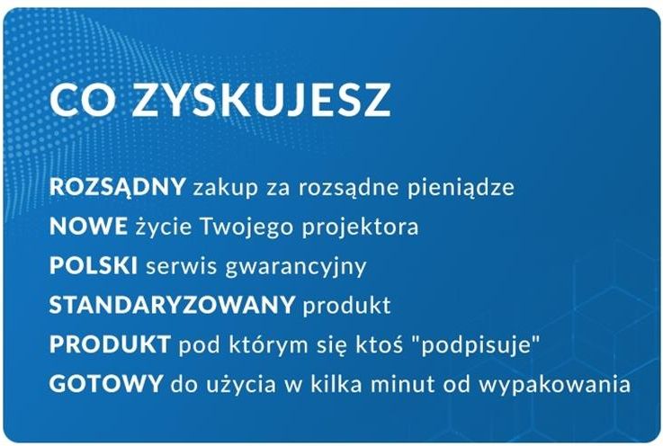 Lampa do projektora INNA ZAMIENNA BAŃKA DO INFOCUS IN118HDA LAMP77323ZB ...