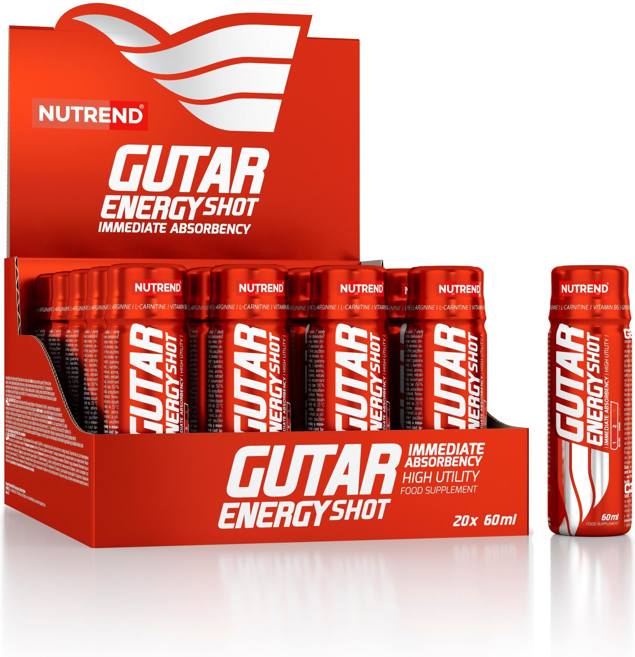 Nutrend Shot Energetyczny Gutar 60ml - Ceny i opinie - Ceneo.pl