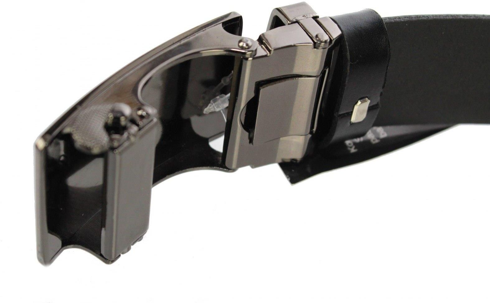 Wizytowy Pasek Skórzany 35 mm COMPLEX (PL) Pełna Klamra AUTOMAT/ZĄBEK ...