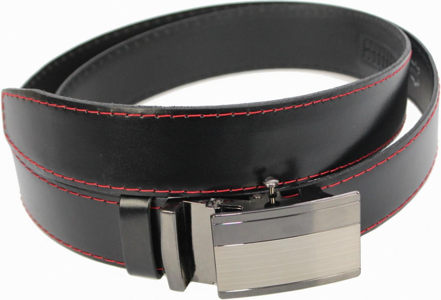 Wizytowy Pasek Skórzany 35 mm COMPLEX (PL) Pełna Klamra AUTOMAT/ZĄBEK ...