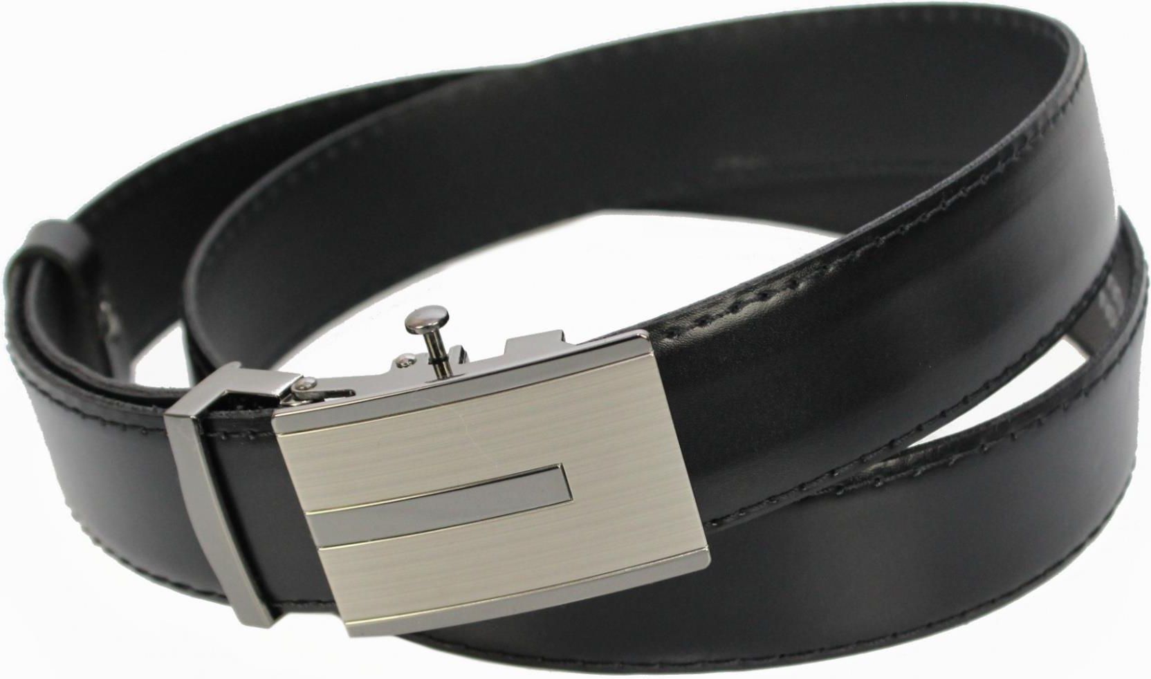 Wizytowy Pasek Skórzany 35 mm COMPLEX (PL) Pełna Klamra AUTOMAT/ZĄBEK ...