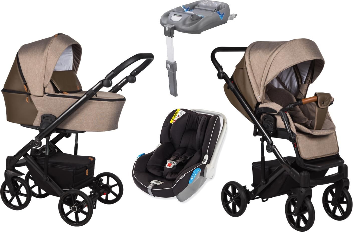 Wózek Baby Merc Wózek Mosca Mol002 Głęboko Spacerowy + Fotelik Avionaut ...