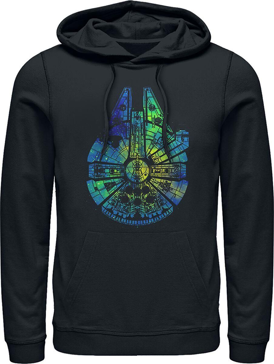 Star Wars - Neon Falcon - Bluza z kapturem - czarny - Ceny i opinie ...