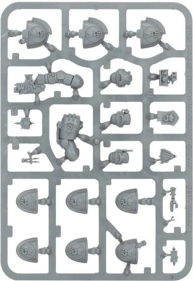 Games Workshop Warhammer 40k Imperial Fists Primaris Upgrades ...
