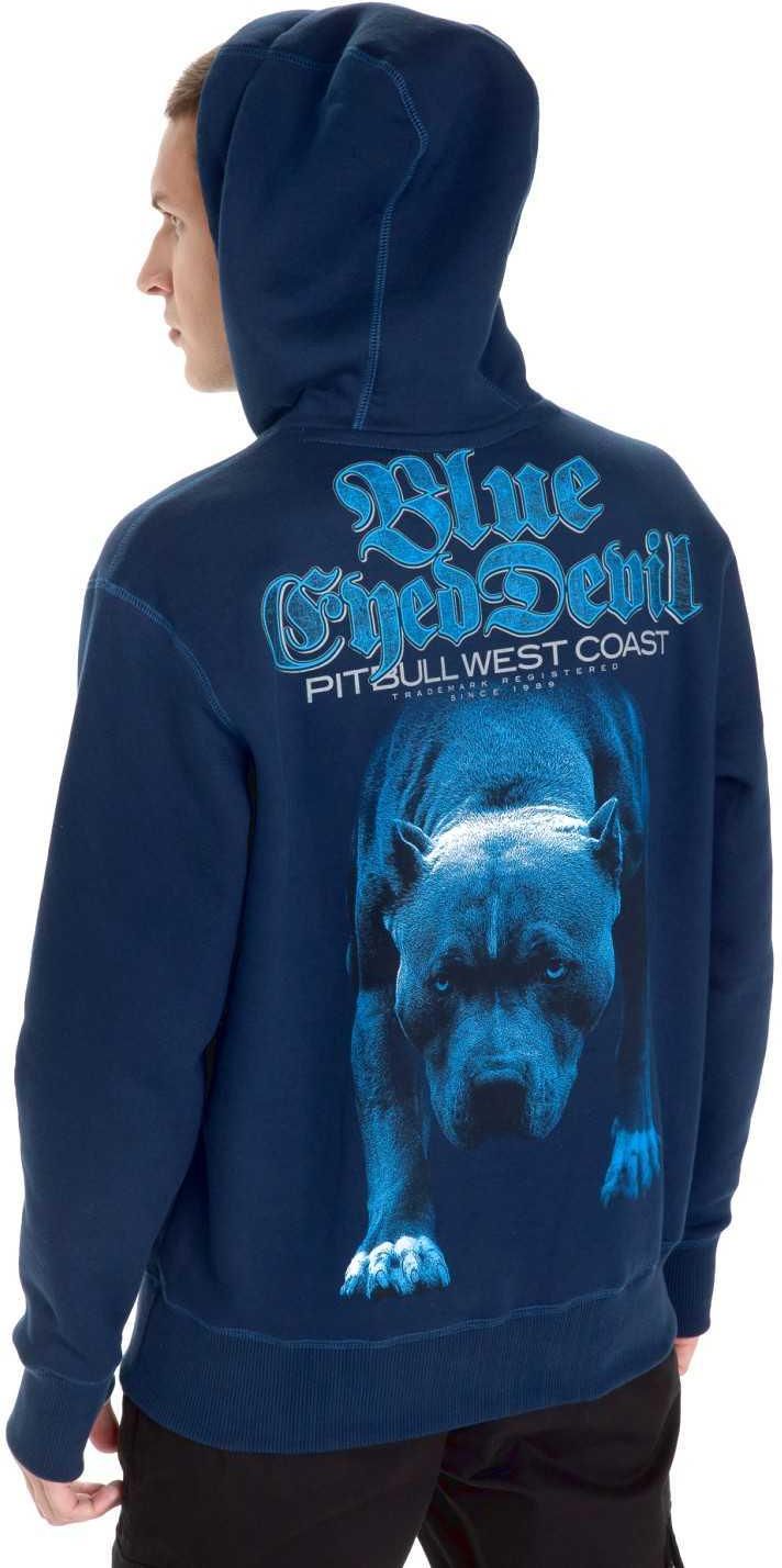 Bluza z kapturem Pit Bull Blue Eyed Devil '21 Granatowa - Ceny i opinie ...