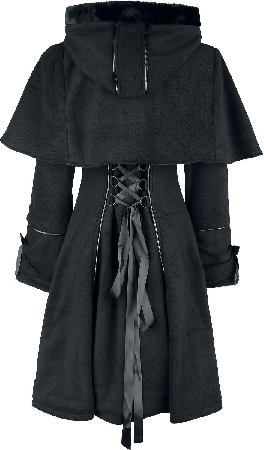 Poizen Industries - Edelmina Coat - Płaszcze - czarny - Ceny i opinie ...