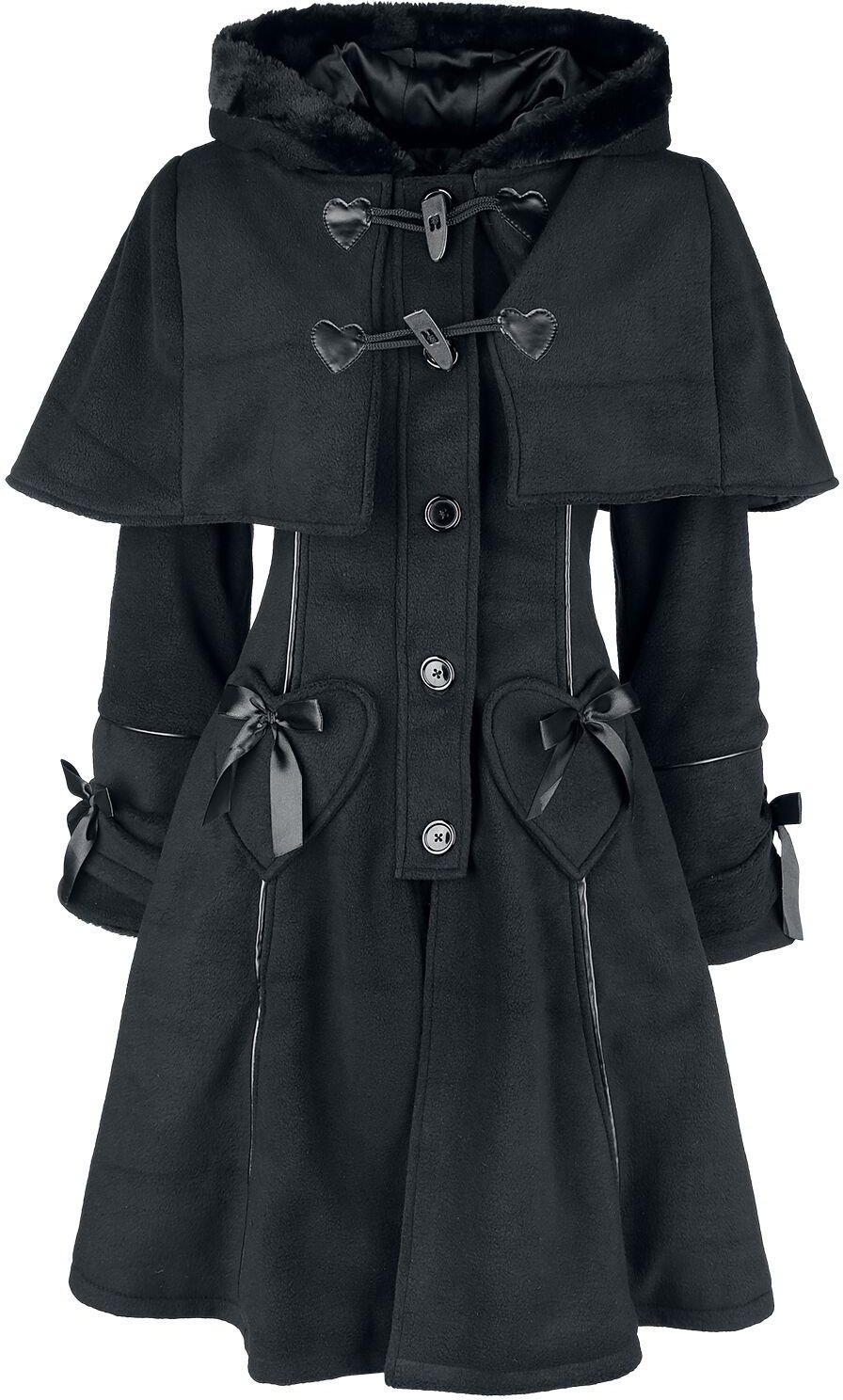 Poizen Industries - Edelmina Coat - Płaszcze - czarny - Ceny i opinie ...