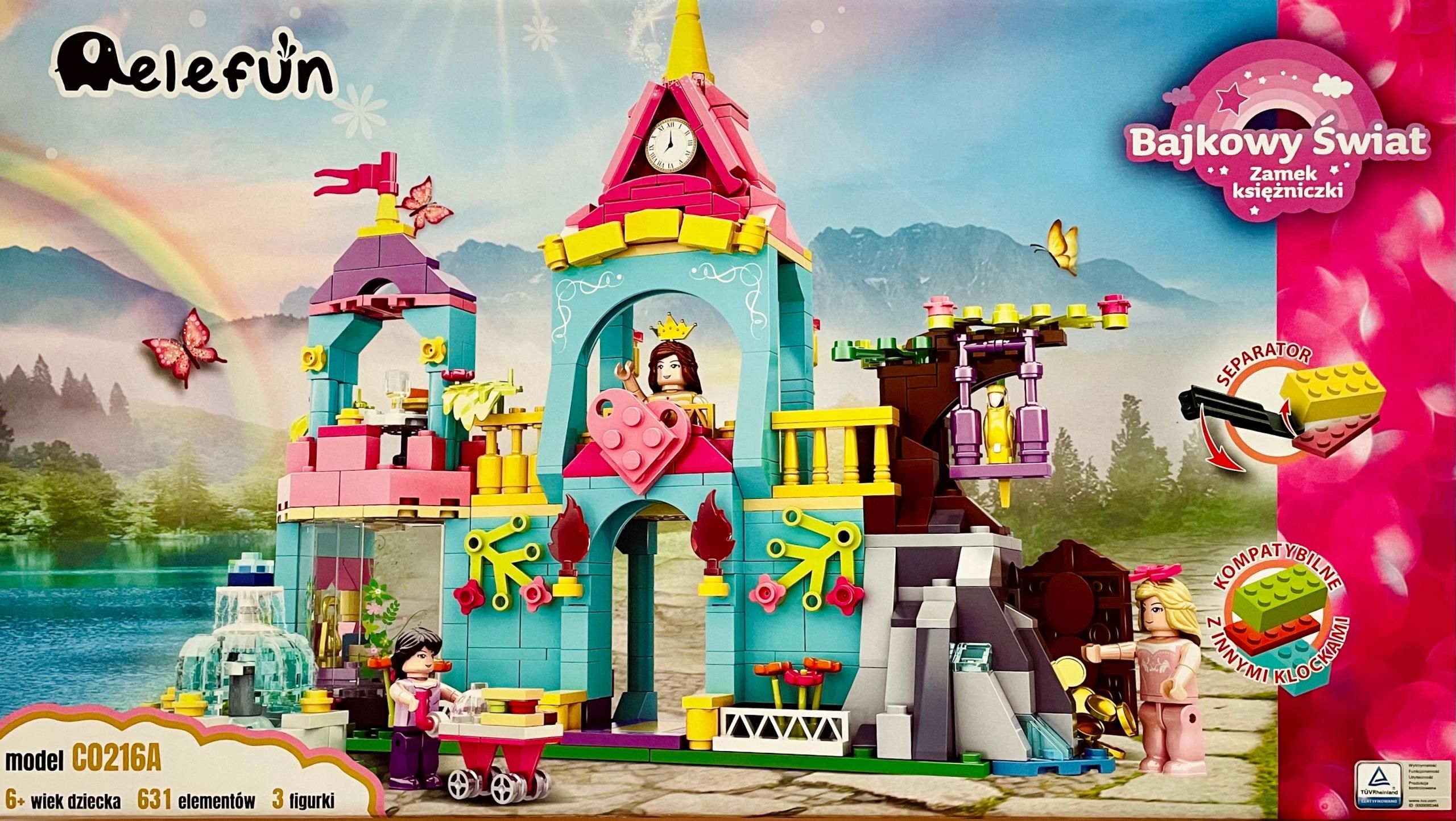 Elefun Klocki C0216A Zamek Księżniczki 631 El Mega - ceny i opinie ...