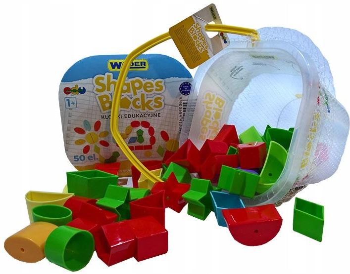 Wader Shapes Blocks Klocki Edukacyjne 50El. Pl - ceny i opinie - Ceneo.pl