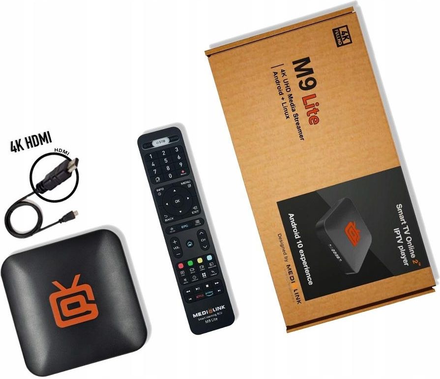 MEDIALINK MEDIALINK SMART TV ANDROID BOX MEDI@LINK M9 LITE 4K IPTV ...