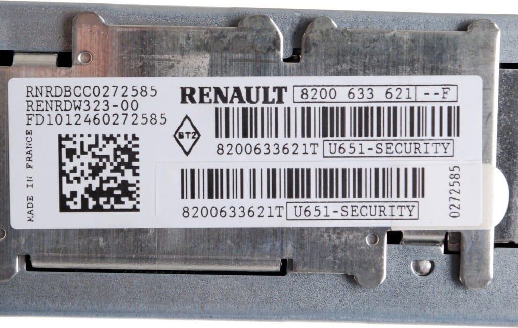 Radio RENAULT RENAULT RADIO CD FABRYCZNE UPDATE LIST CLIO II KANGOO ...