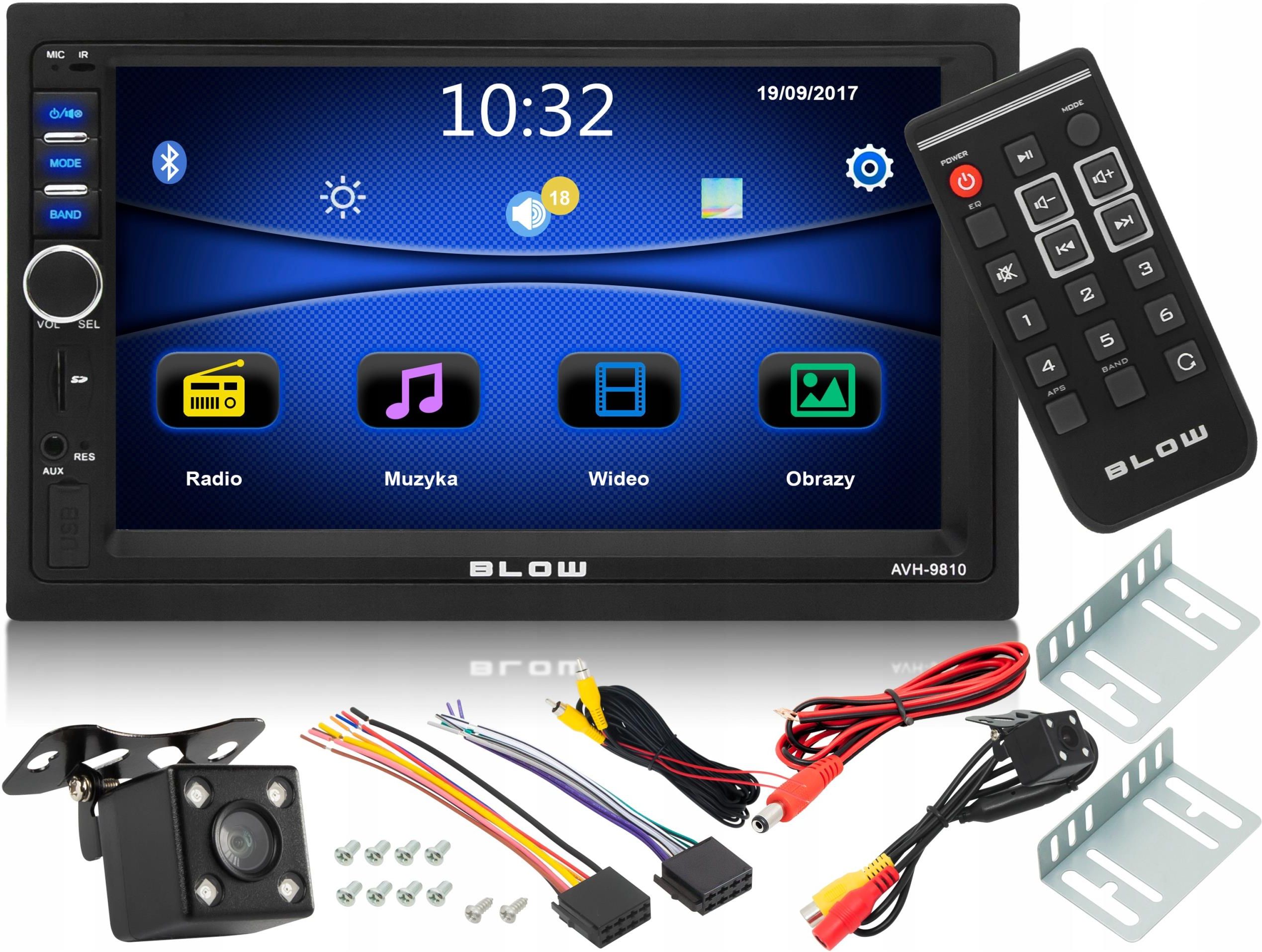 Radioodtwarzacz samochodowy BLOW RADIO SAMOCHODOWE BLOW 2DIN BLUETOOTH ...