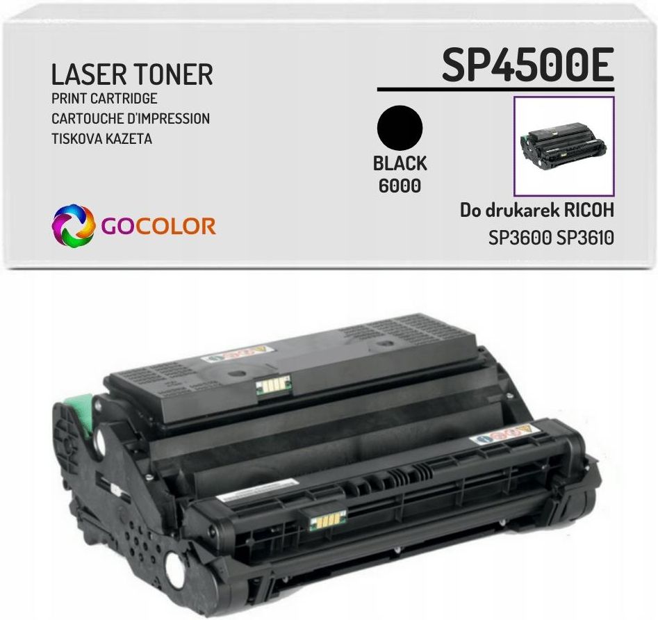 GOCOLOR TONER SP4500E ZAMIENNIK Z RICOH AFICIO SP 3610 SF - Opinie i ceny na Ceneo.pl