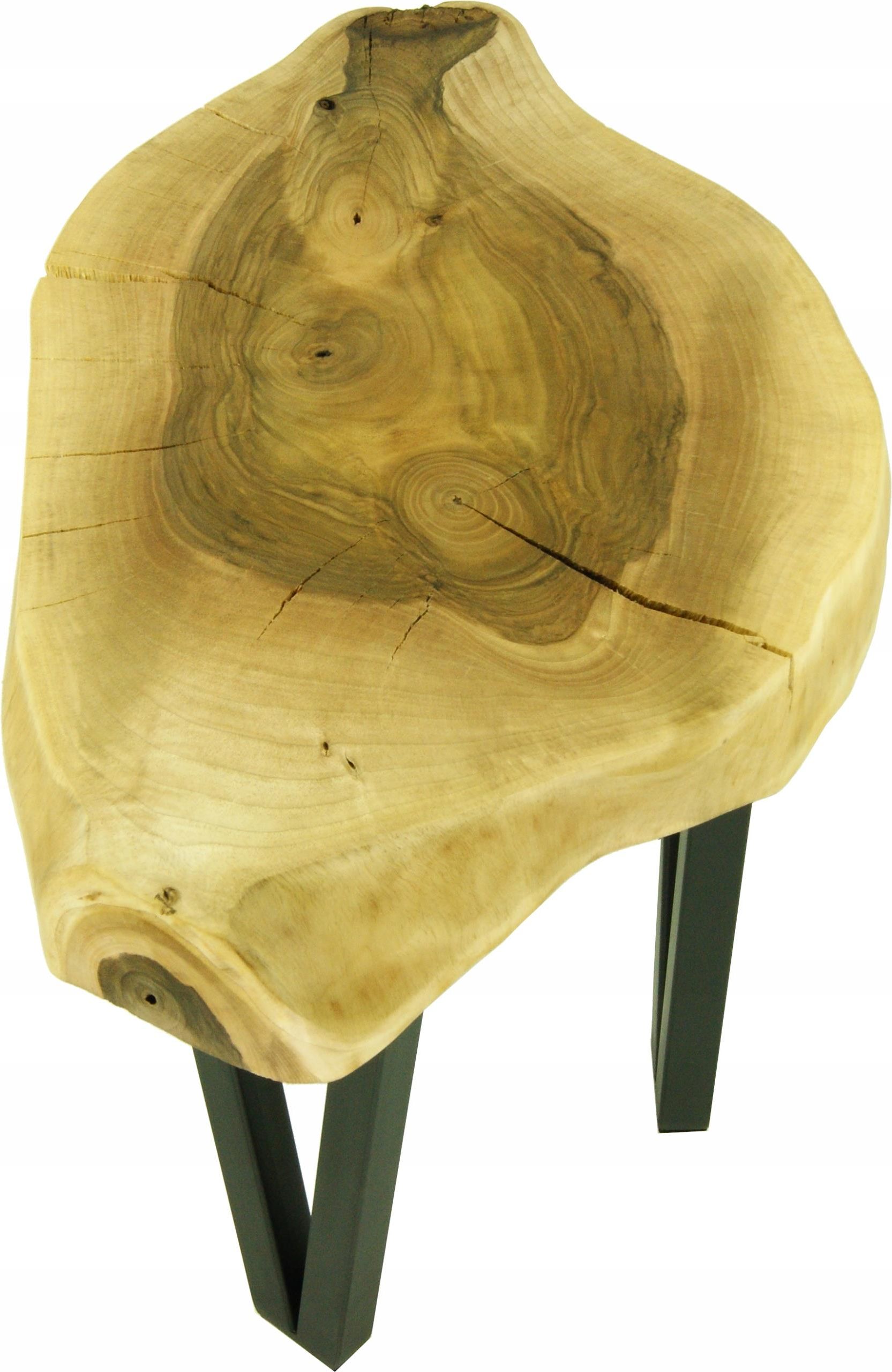 Plasterek Drewna Stolik Kawowy Ława Loft Orzech Połysk Plaster ...