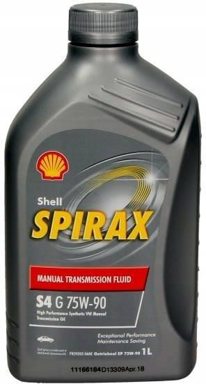 Shell Olej Przekładniowy Spirax S4 G 75W90 1L - opinie i ceny na Ceneo.pl