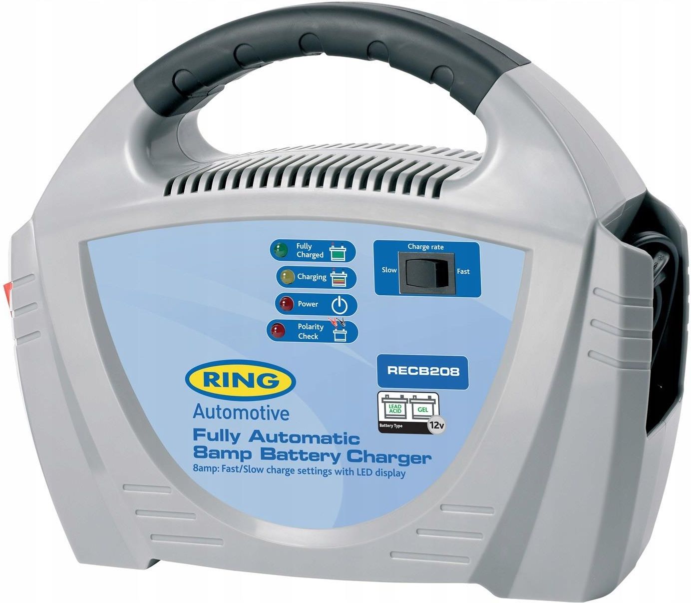 Prostownik do akumulatora Ring Profesjonalny Prostownik Recb212 12A 12V ...