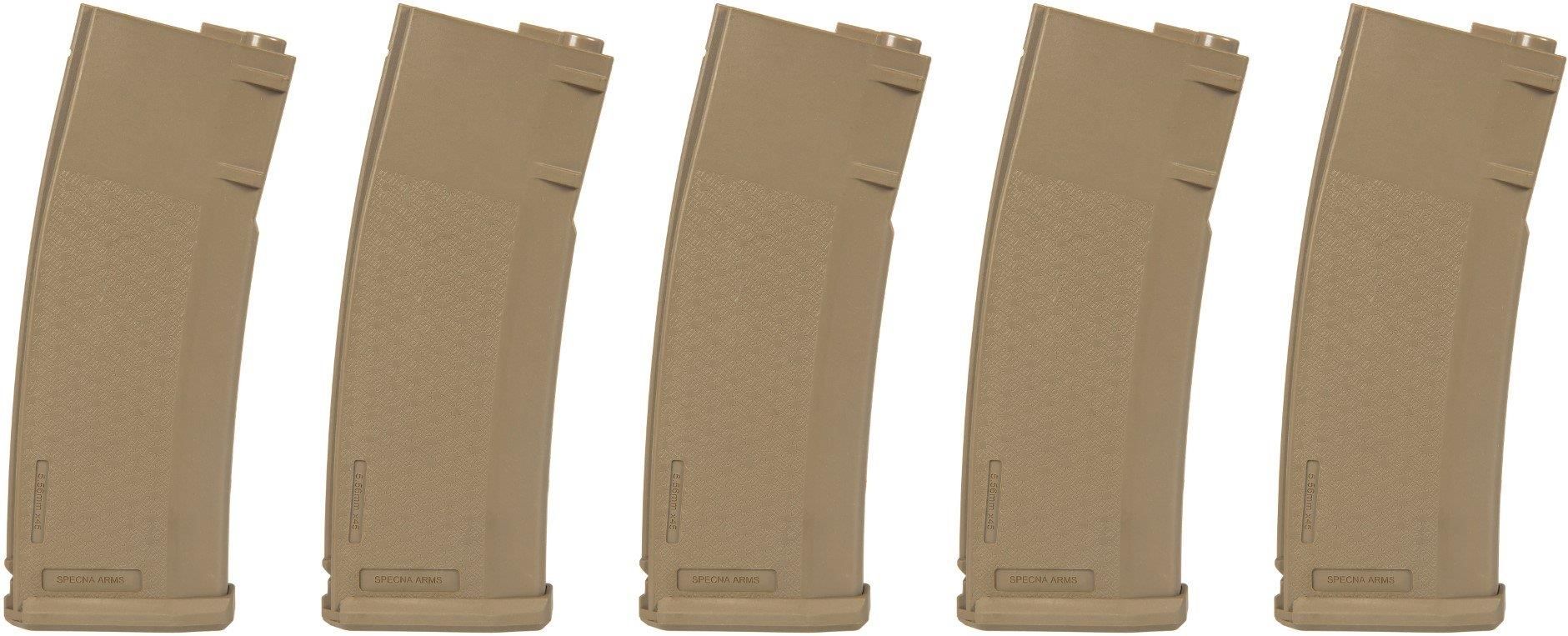 Specna Arms Zestaw 5 Magazynków S Mag Mid Cap Na 125 Kulek Tan - Ceny i ...