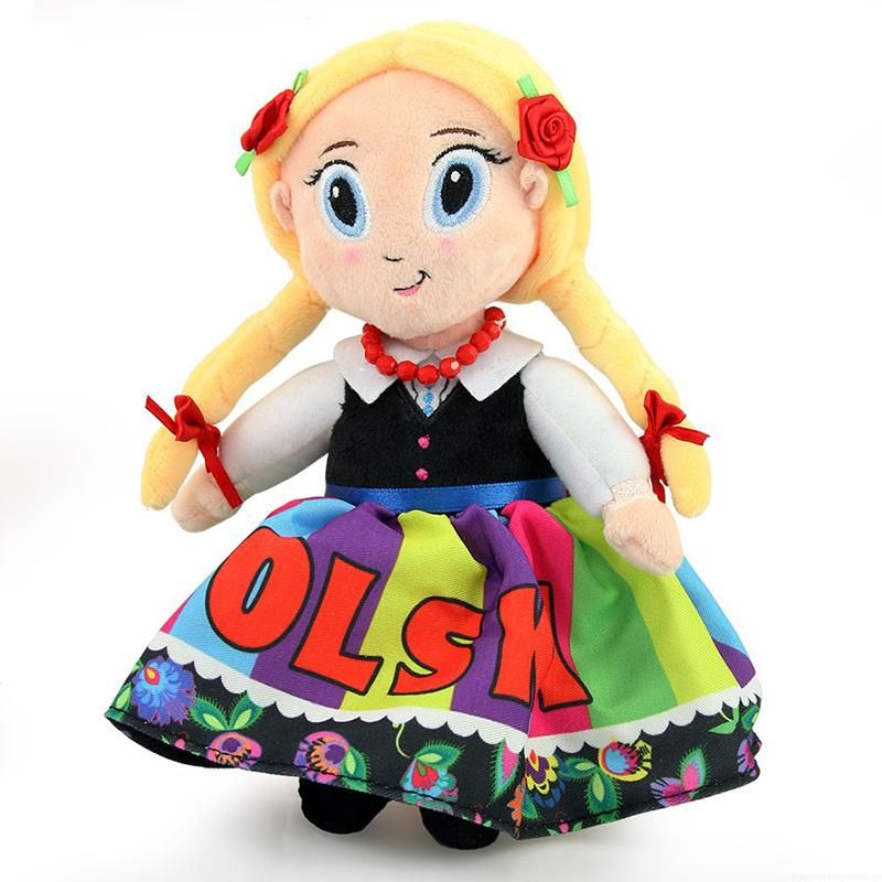 Steelblue Zabawka pluszowa maskotka laleczka Polska folk (BD1394 ...