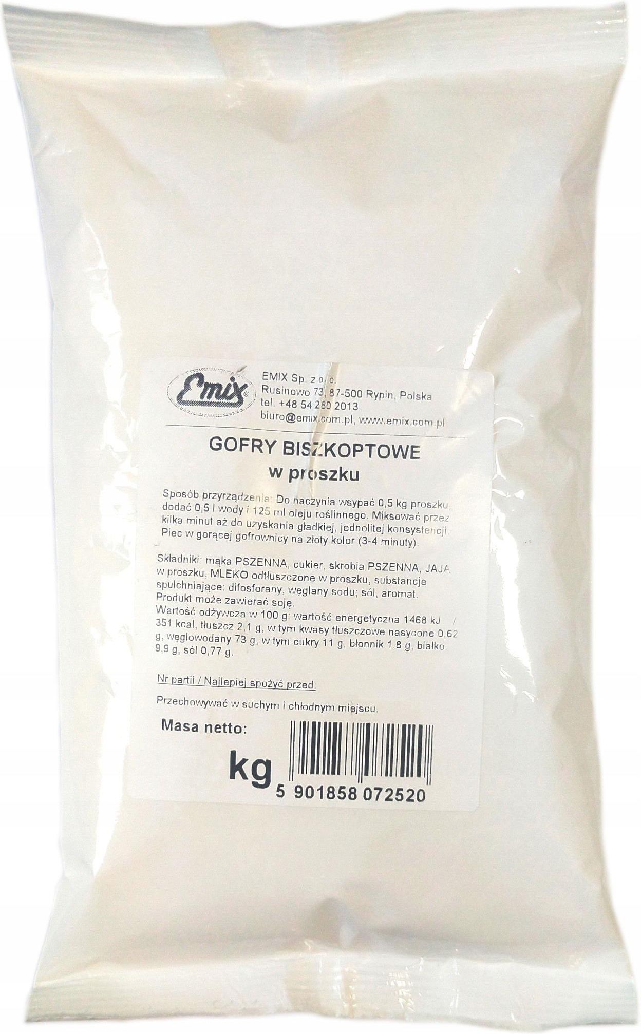 Emix Gofry biszkoptowe 500g - Ceny i opinie - Ceneo.pl