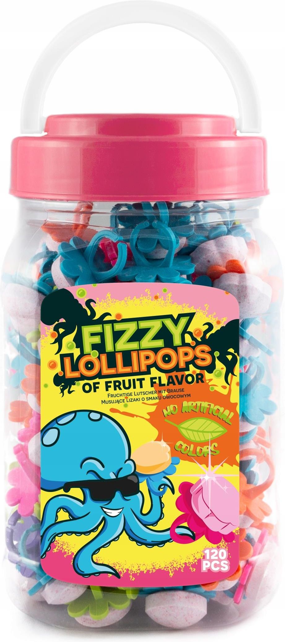 Fizzy Lollipops Lizaki Pudrowe Pierścionki - 120Szt. - 0,46Szt. - Ceny ...