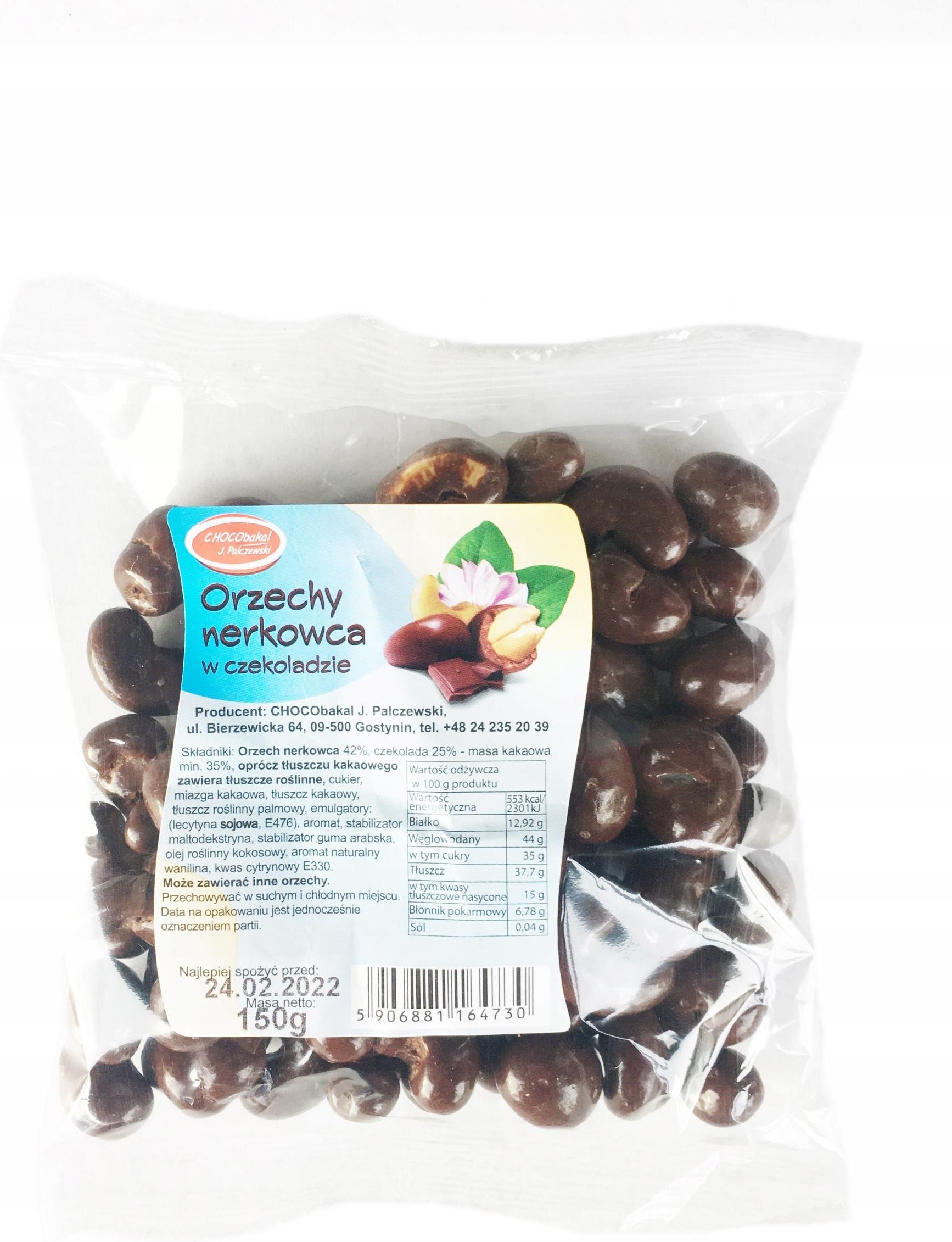 Orzechy nerkowca w czekoladzie CHOCObakal 150g - Ceny i opinie - Ceneo.pl