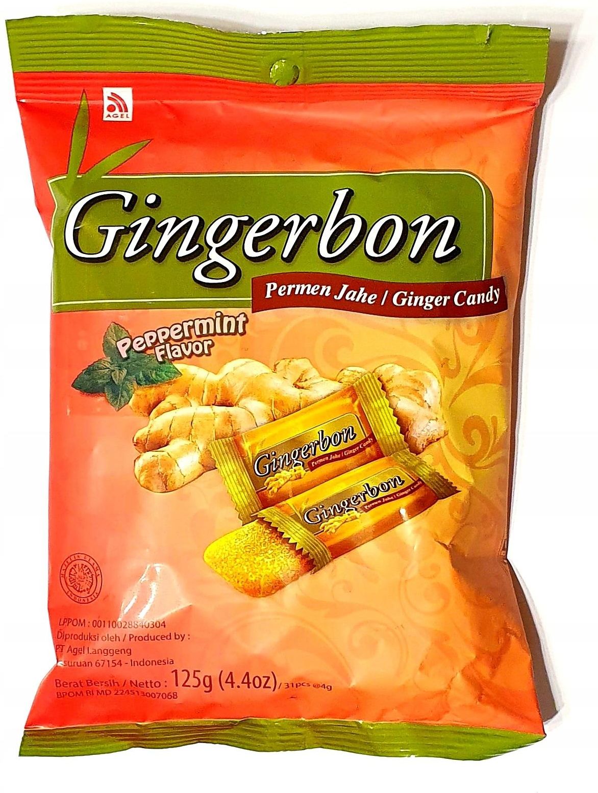 Gingerbon cukierki imbirowe mięta 125G Agel - Ceny i opinie - Ceneo.pl