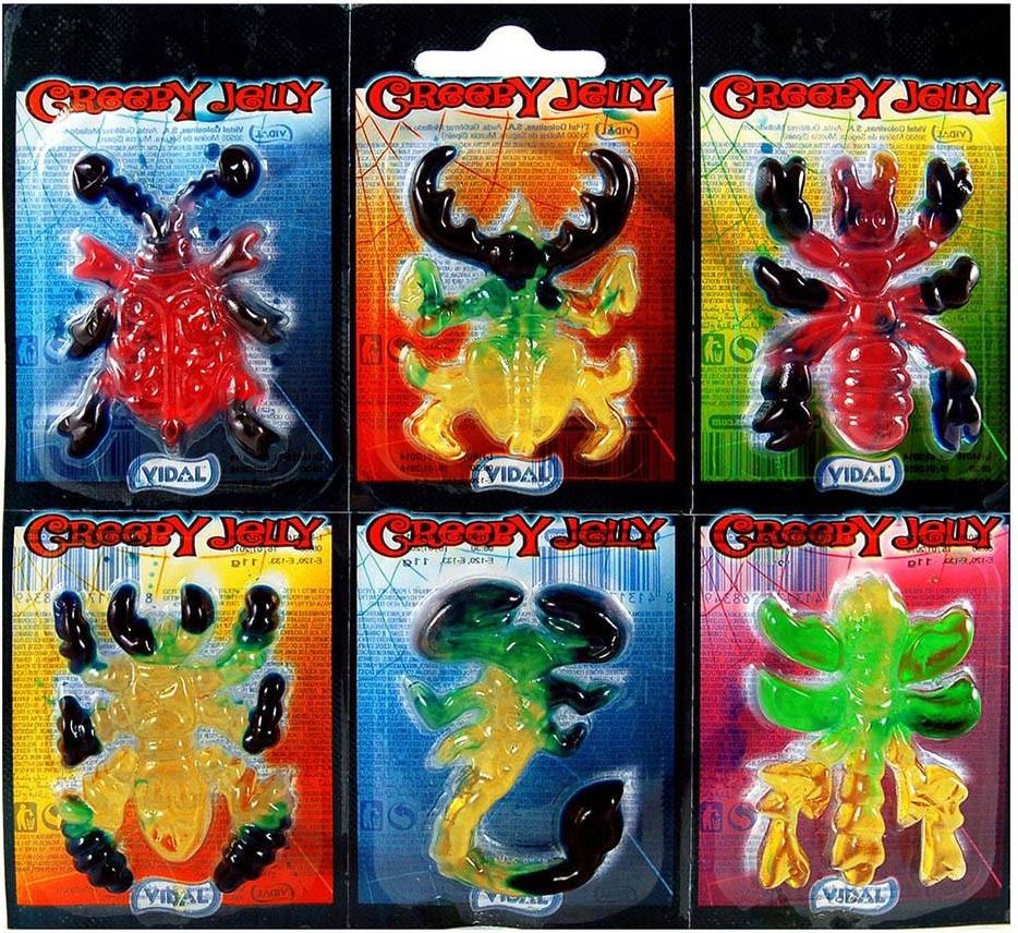 Żelki Vidal Jelly Creepy Robaki Owady 11 x 6 szt - Ceny i opinie - Ceneo.pl