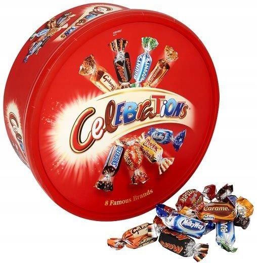 Celebration MIX Cukierki Czekoladki Pudełko 650G - Ceny i opinie - Ceneo.pl