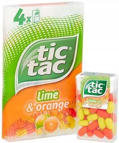 Tic tac drażetki lime&orange 4x16g Uk - Ceny i opinie - Ceneo.pl
