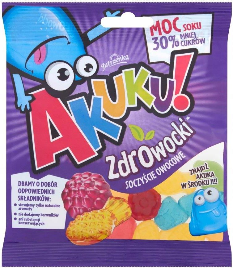 Zestaw Akuku Zdrowocki Żelki 90G JUTRZENKA-10szt - Ceny i opinie - Ceneo.pl