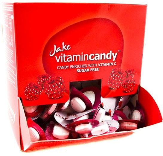 Jake VitaminCandy Cukierki malinowe 180szt - Ceny i opinie - Ceneo.pl