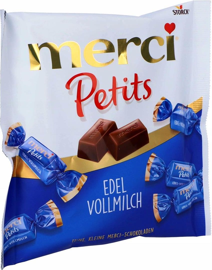 Cukierki Merci Petits Edel Vollmilch z Niemiec - Ceny i opinie - Ceneo.pl