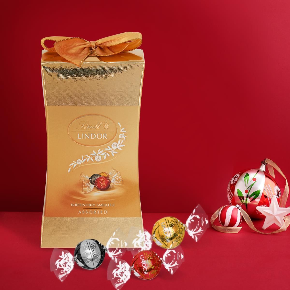 LINDOR Assorted MINI PILLAR Pralinki z czekolady z nadzieniem 75g ...