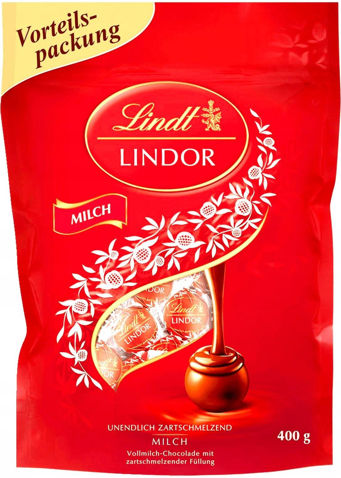 Lindt Lindor Milch mleczne 400g - Ceny i opinie - Ceneo.pl