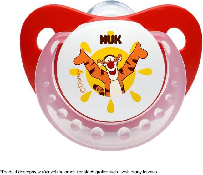 Nuk Silikonowy Smoczek Uspokajający 618 M. Kubuś Puchatek 1 Szt. 735568 - Ceny i opinie - Ceneo.pl
